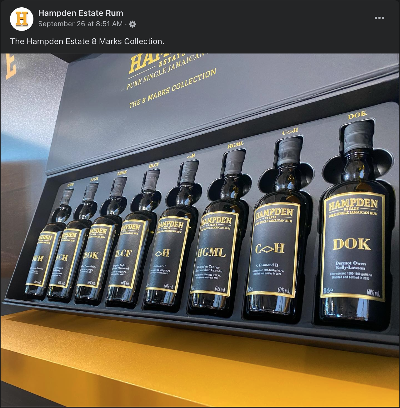 Hampden Estate announces 8 Marks Collection set - Wild Fermentations